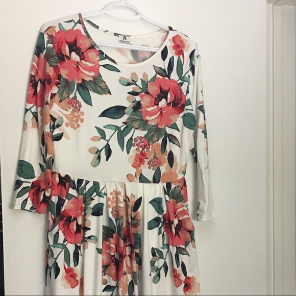 JessaKae | Dresses | Jessakae Long Sleeve Floral Dress | Poshmark